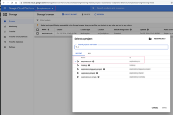 How to Create a Google Cloud Storage Bucket for Google BigQuery Data Import