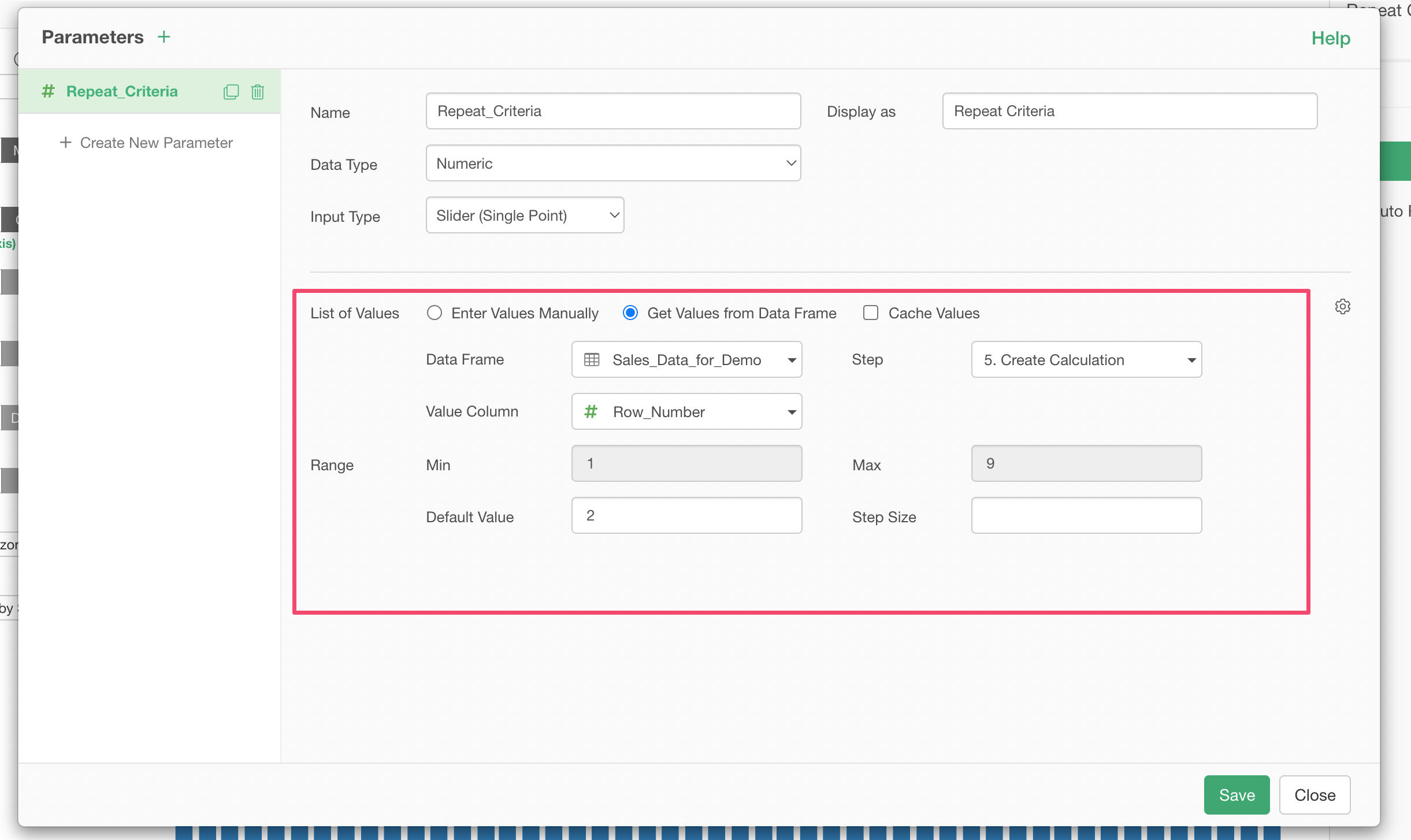 We can set the default value as 2 so that the Repeat Orders are the ...