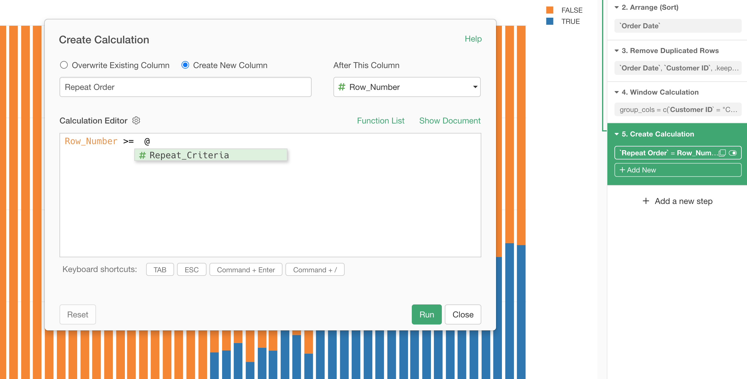You can type in '@' which will show a list of the parameters that are available in this project ...